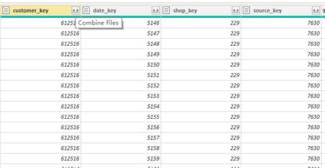 solved columns with datatype “combine files” missing microsoft