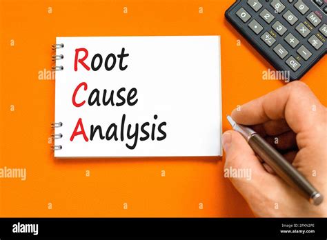 Rca Root Cause Analysis Symbol Concept Words Rca Root Cause Analysis On White Note Businessman