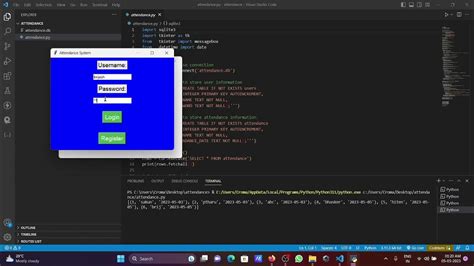 Python Attendance System Project Youtube