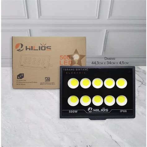 Jual Lampu Sorot Led Cob Watt Flood Light Outdoor Cob Hilios W Shopee Indonesia