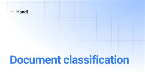 Document Classification Handl