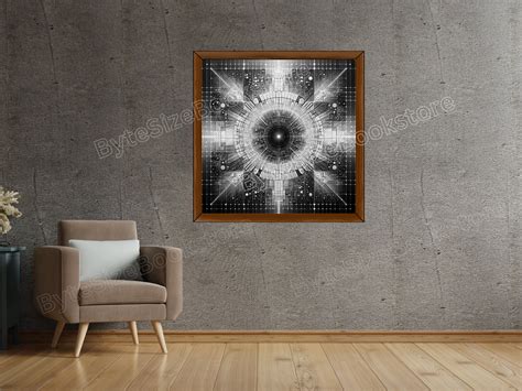 data visualization art binary code processing pattern monochromatic