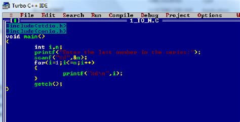 C Language To Print Series To N Using For Loop