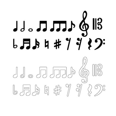 무료로 다운로드 가능한 음표 종류 벡터 And 일러스트 Freepik