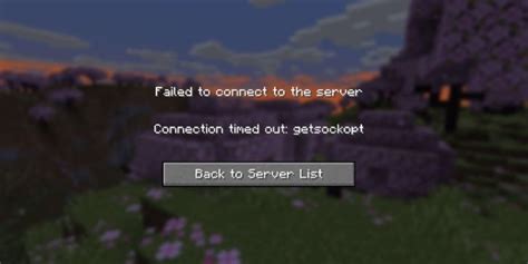 Minecraft Getsockopt Error What It Means And How To Fix It