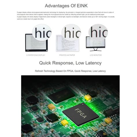 Waveshare Inch X E Paper E Ink Display HDMI Compatible Interface