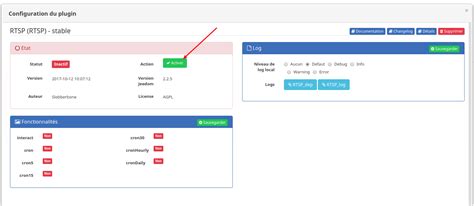 Documentation NextDom RTSP