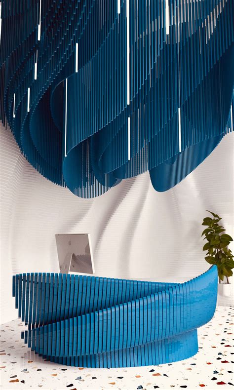 Parametricdesign Parametric Reception On Behance Parametrik Tasarım