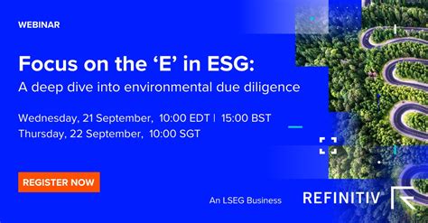 Lseg Data And Analytics On Linkedin Focus On The E In Esg A Deep Dive Into Environmental Due