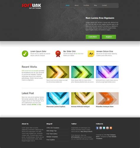 Free Dreamweaver Template 10 Free Psd Ai Vector Eps Format Download