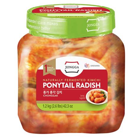 Jongga Ponytail Radish Kimchi 423 Oz Same Day Delivery Costco