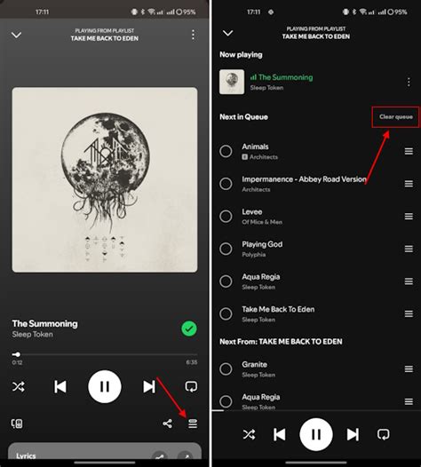 how to clear your queue on spotify beebom