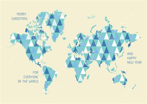 World Map With Triangle Pattern Cute Map Geography Vector Cute Map