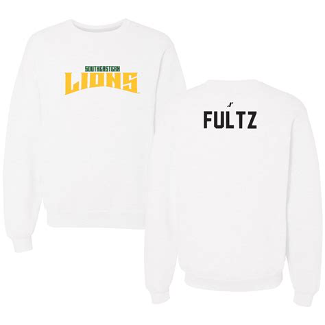 Keandre Fultz Southeastern Louisiana University Tf And Xc White Classic Crewneck