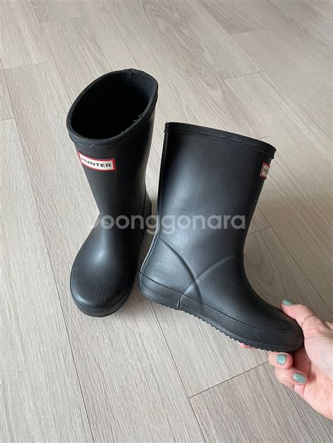 키즈 헌터부츠 9사이즈 장화우비우산 중고나라