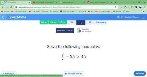 Solved Sparx Maths 16 Trading Solved Make X The Subject