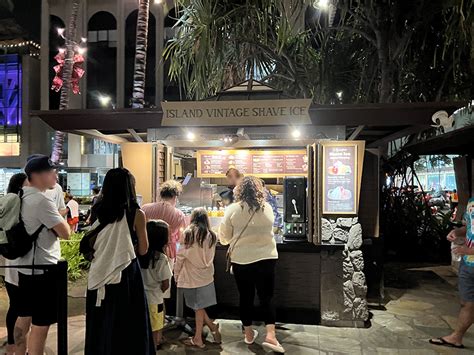 [하와이] 호놀룰루 로얄하와이안센터 Royal Hawaiian Center 아일랜드빈티지쉐이브아이스 Island Vintage Shave Ice 트로피칼아일랜드