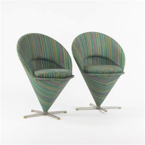 1960s Pair Of Verner Panton Cone Chairs Made In Denmark For Plus Linje