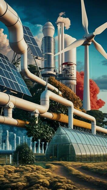 Technologies For Co2 Capture Premium Ai Generated Image