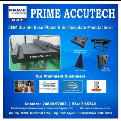 Granite Anti Vibration Table At ₹ 15000 In Mysore Id 2854247731455