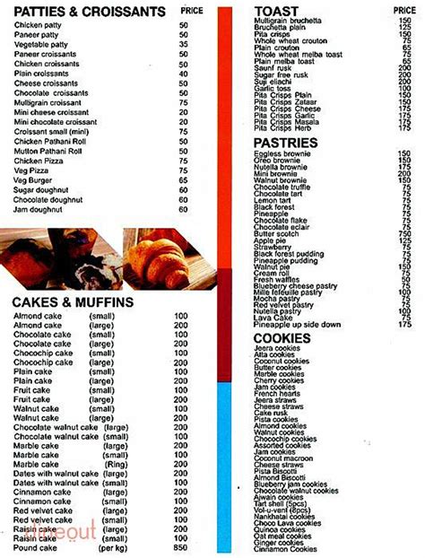 Menu Of Modern Bazaar Saket South Delhi Dineout Discovery
