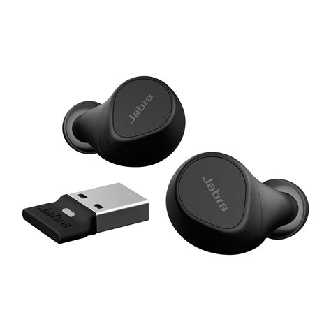 Jabra Evolve Buds Uc Bluetooth In Ear Earbuds Usb A Timer Dkk