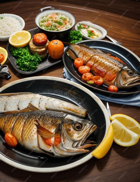 Roaster Fish Bbq Premium Ai Generated Image