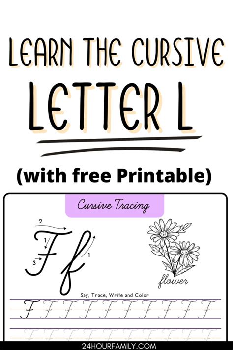 How To Write A Cursive F Free Printable In Free Printables Cursive Cursive Letters