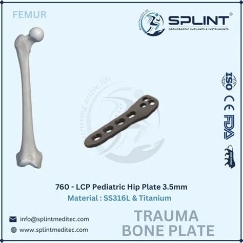 Lcp Pediatric Hip Plate 35mm At ₹ 11875piece Dhs Dcs Implants In