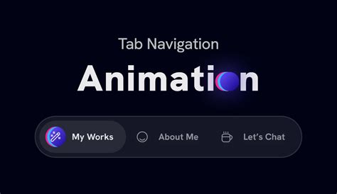 Tab Navigation Animation Figma