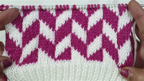 Easy Knitting Pattern Two Colours Knitting Design Two Colors Knitting Pattern Knitting