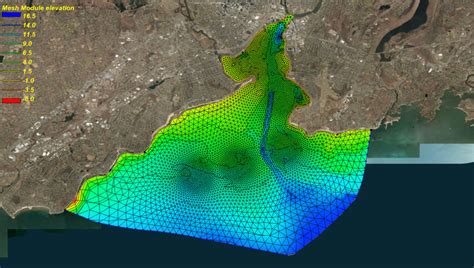 Unstructured Triangulate Grid Used For Both Swan And Mike21sw The Grid