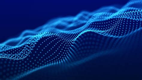 Premium Photo Futuristic Wave Network Connection Structure In Cyberspace 3d Rendering