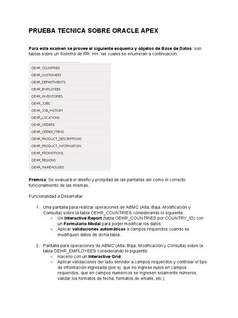 Examen Apex Descargar Gratis Pdf Script Java Tecnologías De La