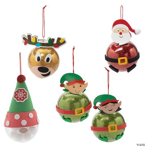Bulk Christmas Bulb Ornament Craft Kit Assortment Makes 48