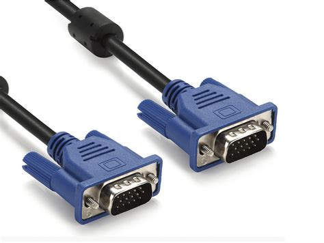 Vga To Vga Cable Long Pc Computer Monitor Projector Cord 1080p Full