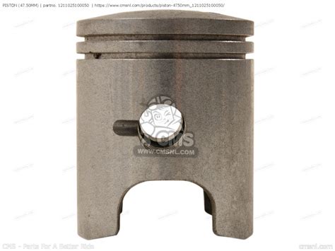 1211025100050 Piston 4750mm Suzuki Buy The 12110 25100 050 At Cmsnl