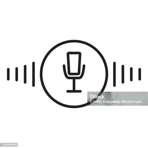 음성 및 오디오 인식 음성 인식 Ai 개인 비서 마이크 아이콘 버튼 음파 오디오 스펙트럼 라인 개념에 대한 스톡 벡터 아트 및 기타 이미지 Istock