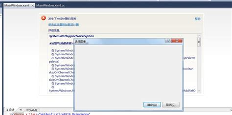 Vs2010在wpf设计界面绑定图片时报错 微软技术 Csdn问答
