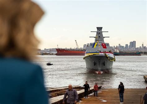 Türkiye Launched First Ada Class Corvette For Ukrainian Navy Türkiye Launched First Ada Class Corvette For Ukrainian Navy