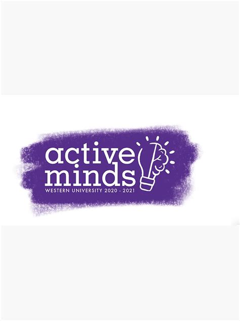 Active Minds Western 2020 2021 Purple Sticker For Sale By