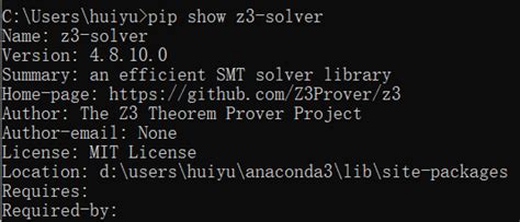 Pip安装z3求解器 Csdn博客