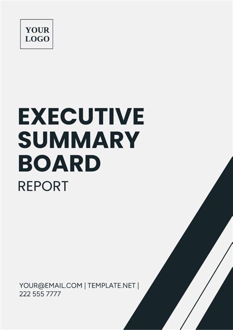 Free Executive Summary Templates To Edit Online And Print