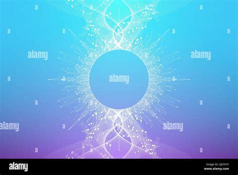 Expansion Of Life Colorful Explosion Background With Connected Line