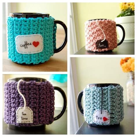 Mug Cover Designs And Patterns Crochet Mug Cozy Crochet Cozy