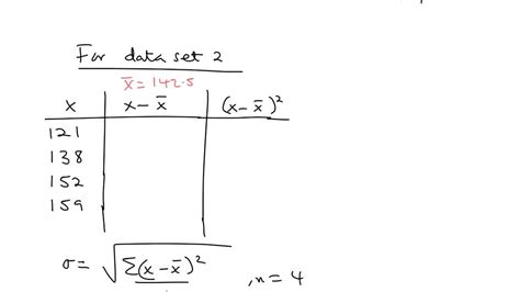 For The Two Sets Of Data In Exercises 8 29 And 830 Compute The Sample Coefficients Of