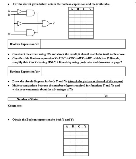 Solved For The Circuit Given Below Obtain The Boolean