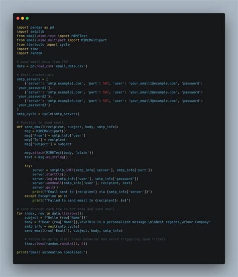 How I Automated Email With Python And Smtplib Mohammed Musaddiq