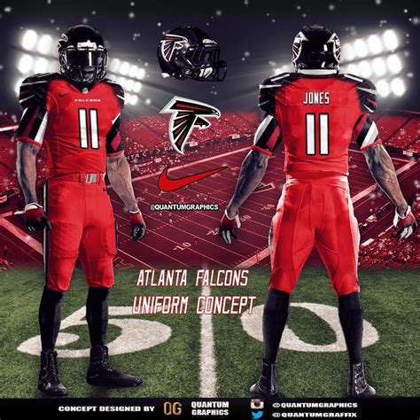 Atlanta Falcons New Uniforms New Nike Nfl Uniforms Falcons Unveil