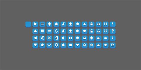 GUI Button Flat Design By Fajrulaslim Codester